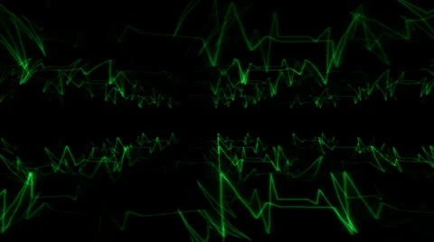 Green Pulse Motion Mapping | Stock Video | Pond5