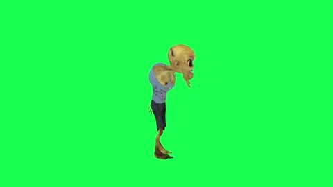 Green screen 3D animated zombie dancing ... | Stock Video | Pond5