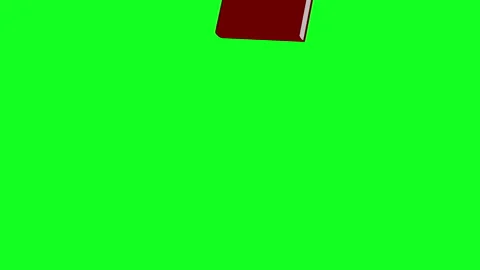 green screen 3d books 3d falling 3d gree... | Stock Video | Pond5