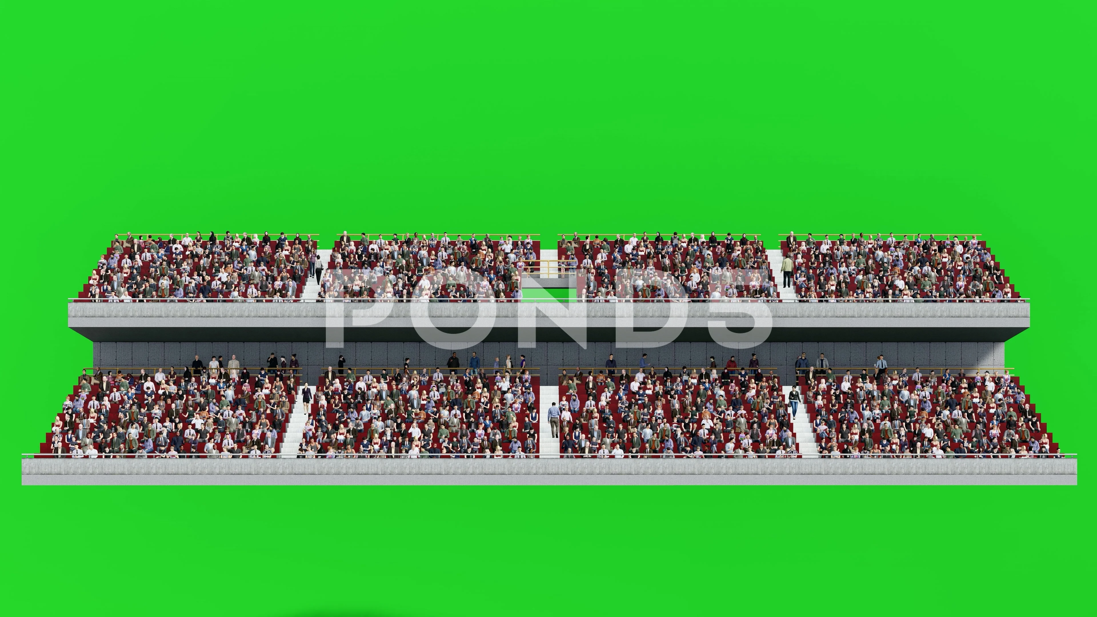 Stadium Crowd Cartoon
