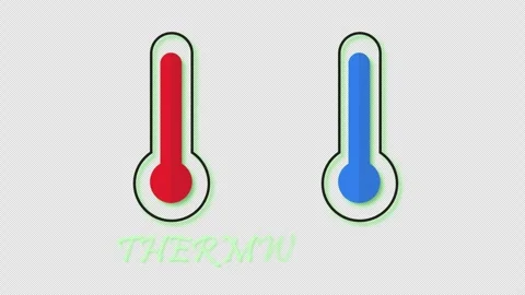 Green screen 4K thermometer 2D animation... | Stock Video | Pond5