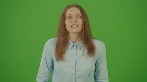 Green Angry Woman Stock Footage ~ Royalty Free Stock Videos | Pond5