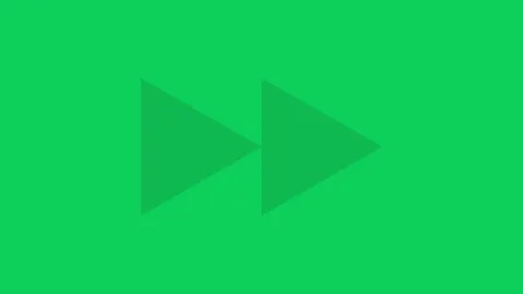 Green Screen Animation Fast Forward Sign... | Stock Video | Pond5