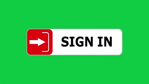 Green screen animation of Sign In button... | Stock Video | Pond5