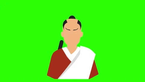 green screen , avatar, samurai | Stock Video | Pond5