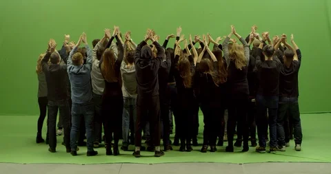 Stadium Crowd Green Screen Stock Video Footage | Royalty Free Stadium ...