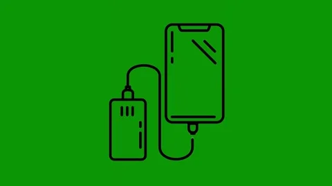 green screen background black outline ph... | Stock Video | Pond5