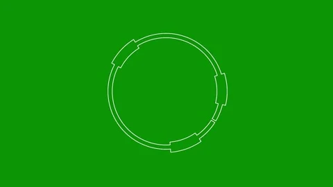 green screen background circle outline a... | Stock Video | Pond5