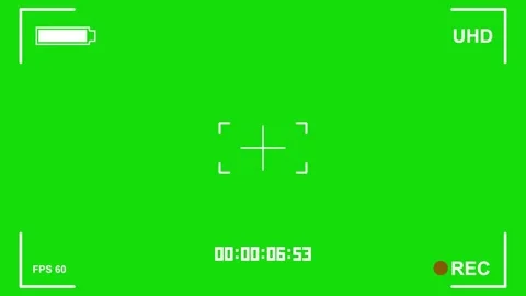 Green Screen Background with Recording I... | Stock Video | Pond5