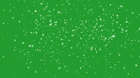 Green Screen. Beautiful snowflakes swir... | Stock Video | Pond5