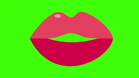 Lips Green Screen Stock Videos – Royalty-Free HD & 4K Videos