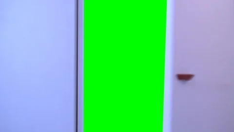 Opens Door Green Screen Stock Footage ~ Royalty Free Stock Videos | Pond5