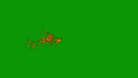 green screen bird gold dragon fire bunch... | Stock Video | Pond5