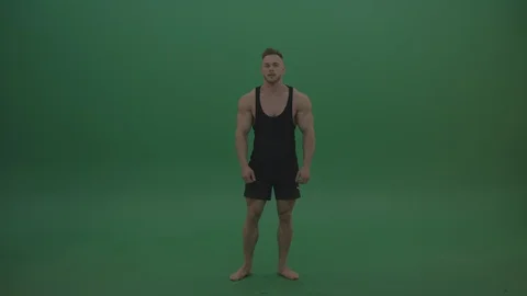 Bodybuilder Green Screen Stock Videos – Royalty-Free HD & 4K Videos