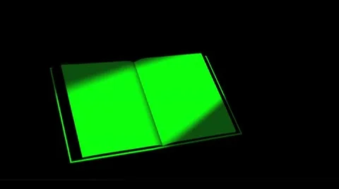 Green screen book with shadows 1 | Stock Video | Pond5