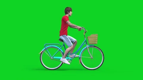 Bike Ride Green Screen Stock Videos – Royalty-Free HD & 4K Videos | Pond5