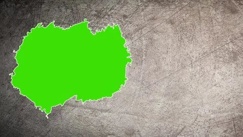 Green Screen Brush Stroke Frame with Wat... | Stock Video | Pond5