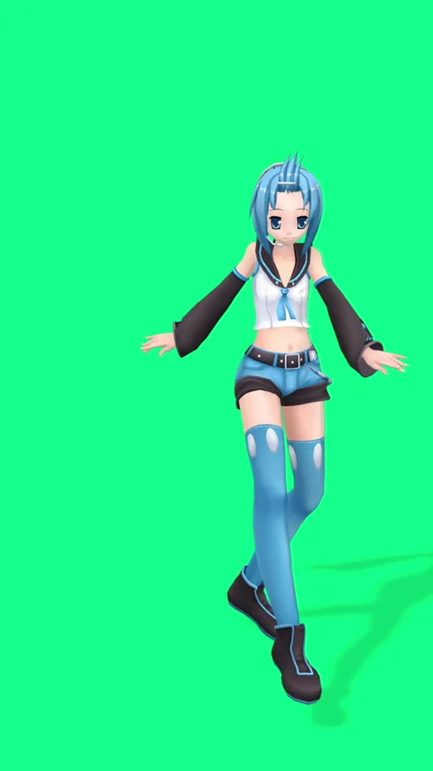 green screen cartoon anime animation cut... | Stock Video | Pond5