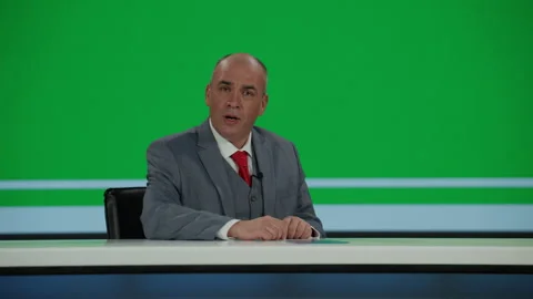 Green Screen News Report Stock Footage ~ Royalty Free Stock Videos | Pond5