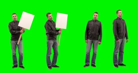 Green Screen Sign Stock Video Footage | Royalty Free Green Screen Sign ...