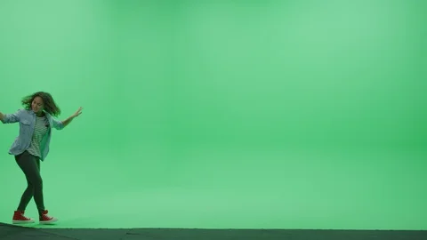 Green Screen Chroma Key Studio: Beautifu... | Stock Video | Pond5