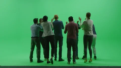 Audience Crowd Green Screen Stock Video Footage | Royalty Free Audience ...