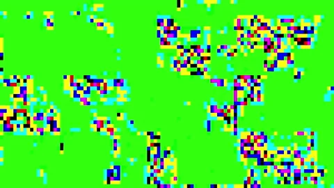 Green Screen Colourful Pixelated Video B... | Stock Video | Pond5