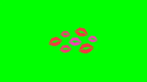 Green screen | Croma key lips | Stock Video | Pond5
