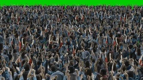 Audience Crowd Green Screen Stock Video Footage | Royalty Free Audience ...