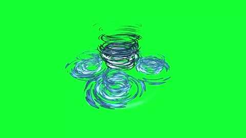 Green Screen Cyclonic Energy Vortex Effe... | Stock Video | Pond5