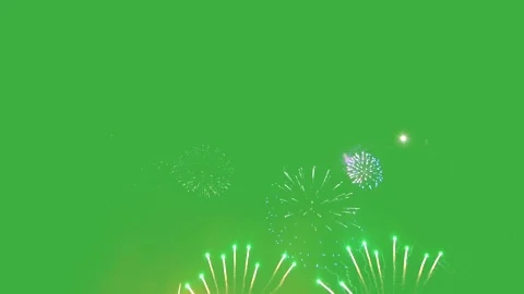 Green Screen Fireworks Stock Video Footage | Royalty Free Green Screen Fireworks Videos | Pond5