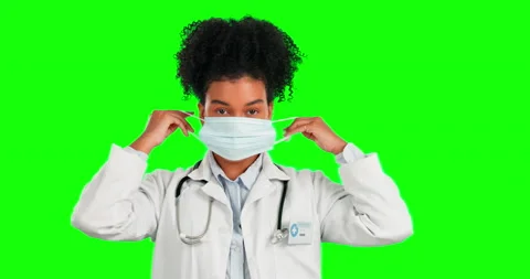 Green screen doctor, covid and woman wit... | Stock Video | Pond5
