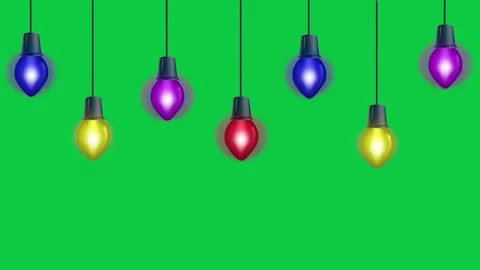 String Lights Green Screen Stock Videos – Royalty-Free HD & 4K Videos ...
