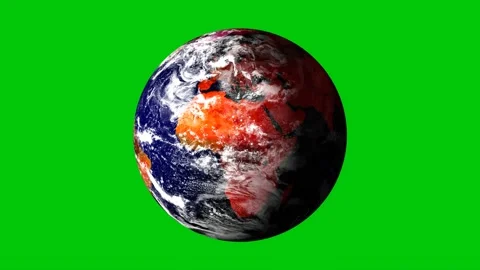 Spinning Earth Green Screen Stock Footage ~ Royalty Free Stock Videos ...