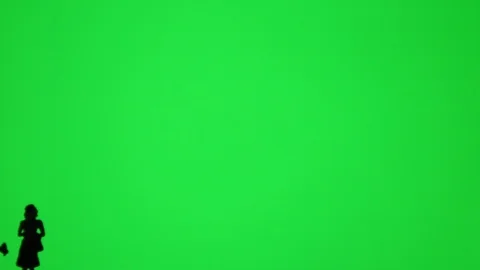 green screen with family doll moving | Stock Video | Pond5