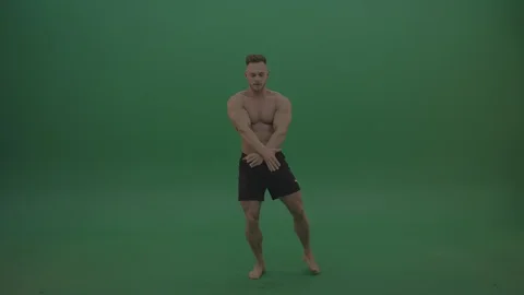 Bodybuilder Green Screen Stock Videos – Royalty-Free HD & 4K Videos
