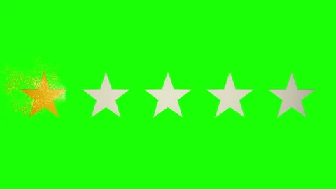 Green screen five stars rating quality a... | Stock Video | Pond5