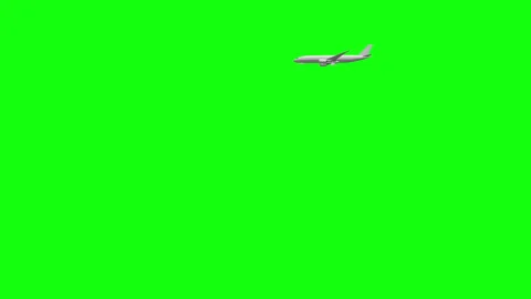 Green screen flying plane travel animati... | Stock Video | Pond5
