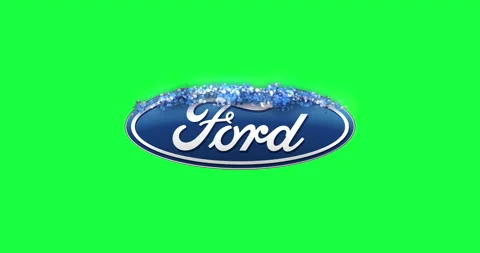Green screen ford logo animation | Stock Video | Pond5
