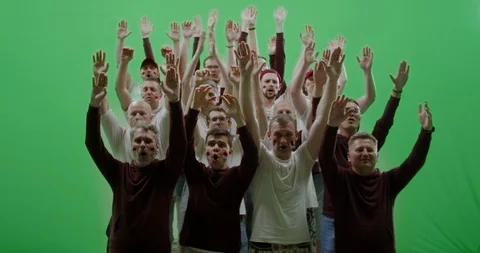 Fans Stadium Green Screen Stock Video Footage | Royalty Free Fans ...