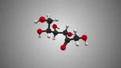 Fructose Structure 3d