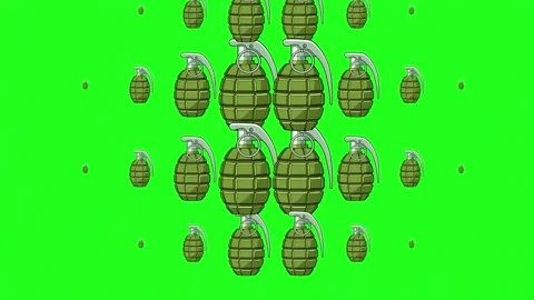 Green Screen Grenade Transition Pack. Gr... | Stock Video | Pond5