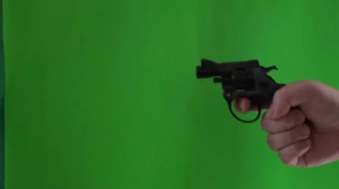 Gun Green Screen Stock Video Footage | Royalty Free Gun Green Screen ...