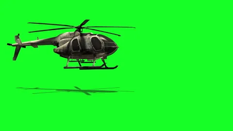 Green screen helicopter landing | Stock Video | Pond5