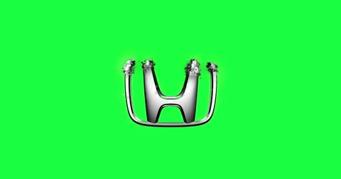 Green screen Honda logo animation. | Stock Video | Pond5
