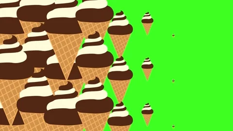 Green Screen Ice Cream Transition Pack. ... | Stock Video | Pond5