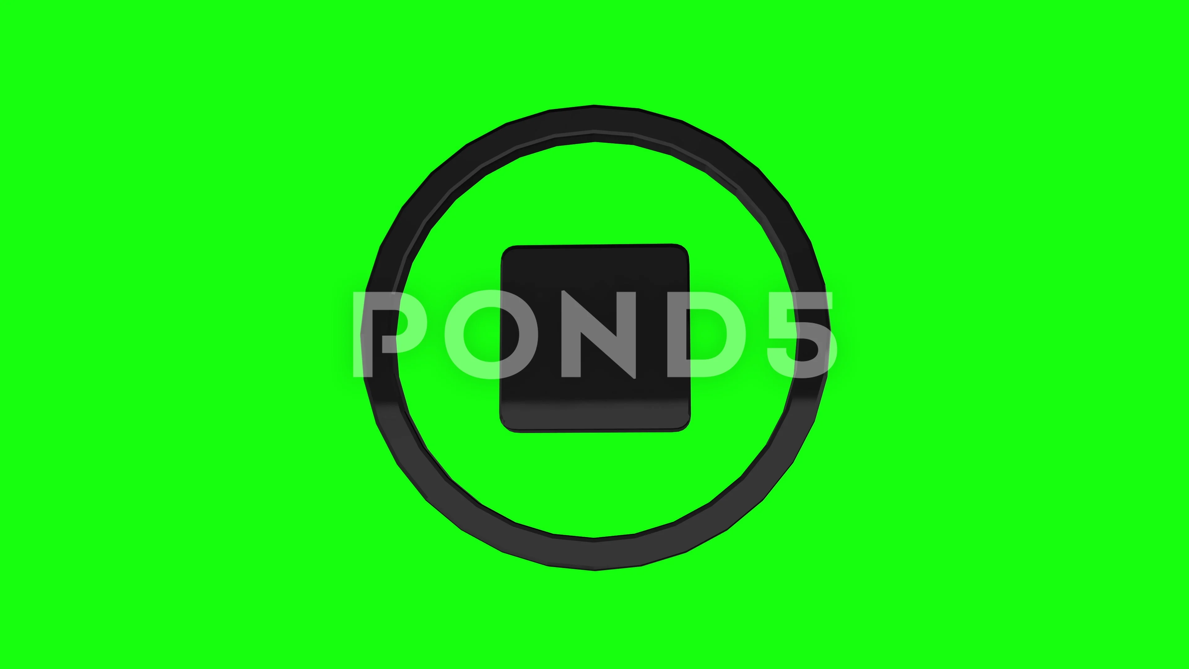 Play Video Icon Green