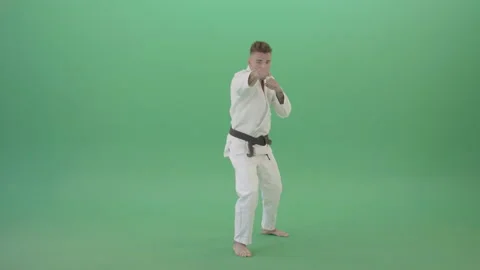 Green Screen Karate Stock Footage ~ Royalty Free Stock Videos | Pond5