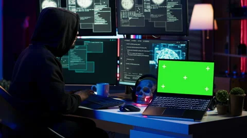 Hacker Green Screen Stock Footage ~ Royalty Free Stock Videos | Pond5