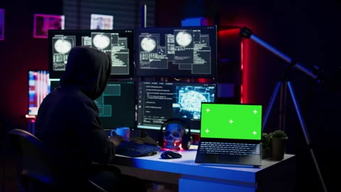 Hacker Green Screen Stock Footage ~ Royalty Free Stock Videos | Pond5